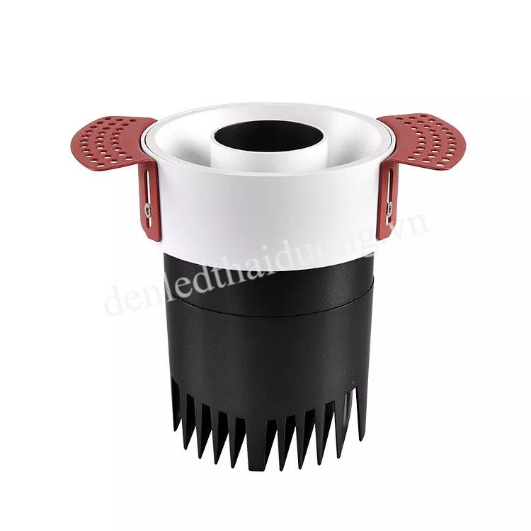 ĐÈN LED ÂM TRẦN KHÔNG VIỀN 12W CRI>97 8 ĐỘ. góc chiếu 8 độ,đèn led âm trần không viền không viền ...